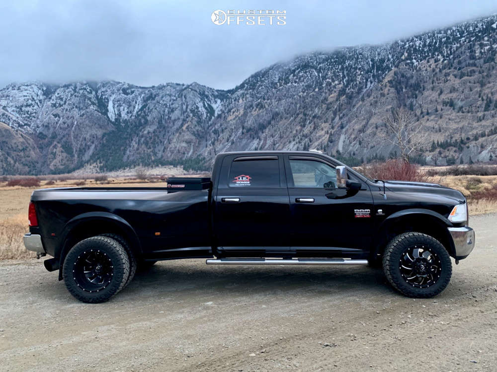 2012 Ram 3500 with 20x9 1 Fuel Cleaver and 33/12.5R20 Nitto Ridge ...