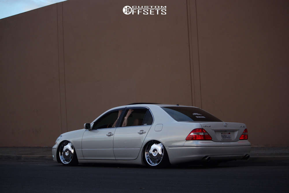 2004 Lexus LS430 with 20x9.5 -5 Lowenhart LDR and 225/35R20 Falken ...