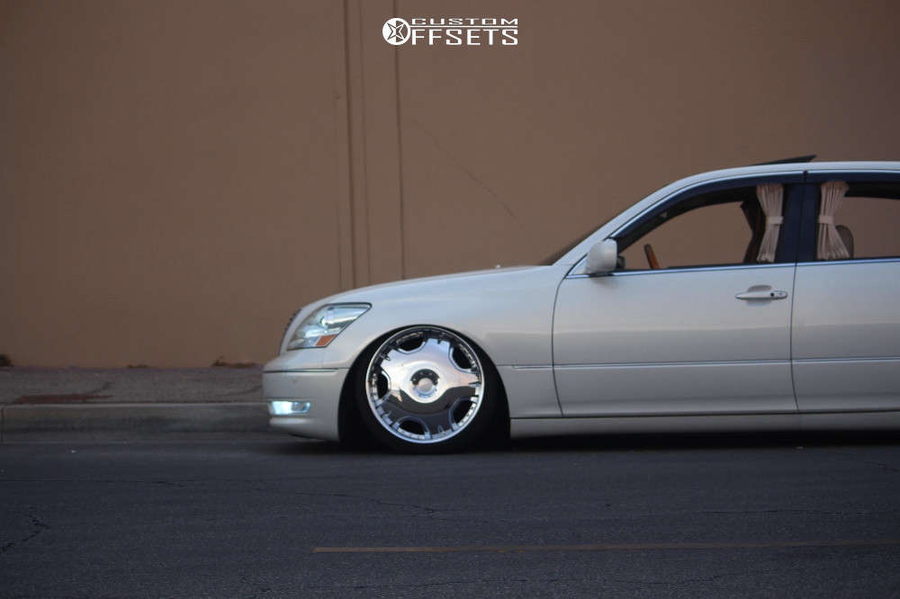 2004 Lexus LS430 with 20x9.5 -5 Lowenhart LDR and 225/35R20 Falken ...