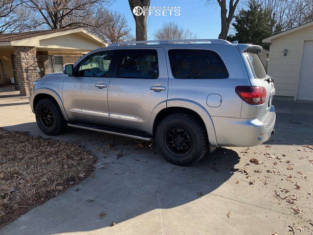 2020 Toyota Sequoia with 17x8.5 25 Method Mr313 and 285/70R17 Falken ...