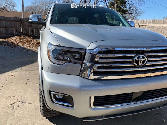 2020 Toyota Sequoia with 17x8.5 25 Method Mr313 and 285/70R17 Falken ...