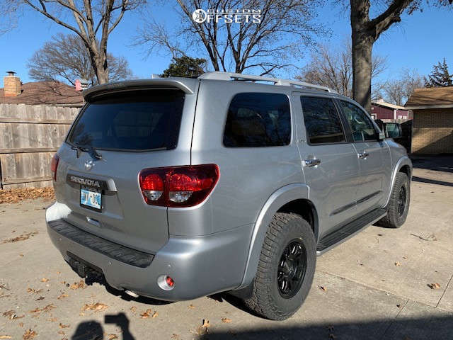 2020 Toyota Sequoia with 17x8.5 25 Method Mr313 and 285/70R17 Falken ...