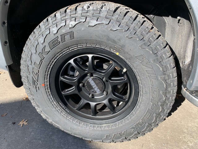 2020 Toyota Sequoia with 17x8.5 25 Method Mr313 and 285/70R17 Falken ...