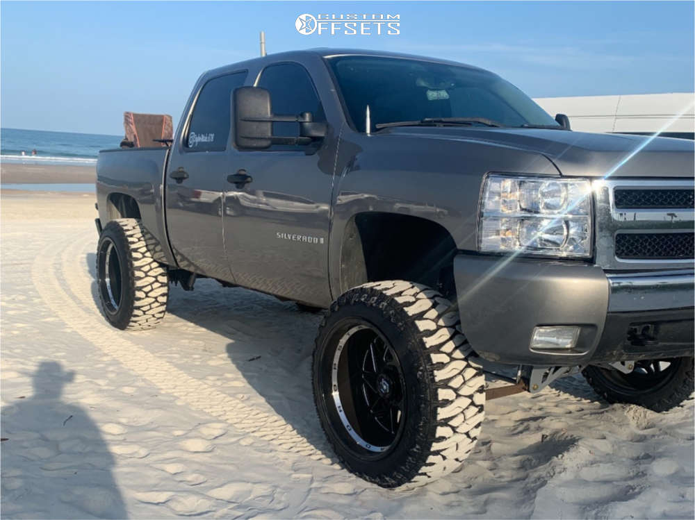 2008 Chevrolet Silverado 1500 with 24x14 -76 Dropstars 657bm and 38/13 ...