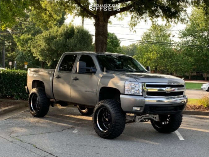 2008 Chevrolet Silverado 1500 with 24x14 -76 Dropstars 657bm and 38/13 ...