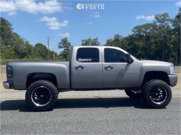 2008 Chevrolet Silverado 1500 with 24x14 -76 Dropstars 657bm and 38/13 ...