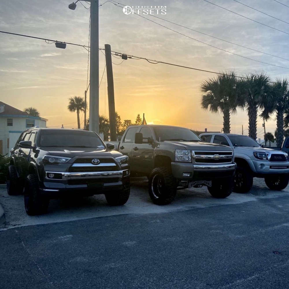 2008 Chevrolet Silverado 1500 with 24x14 -76 Dropstars 657bm and 38/13 ...