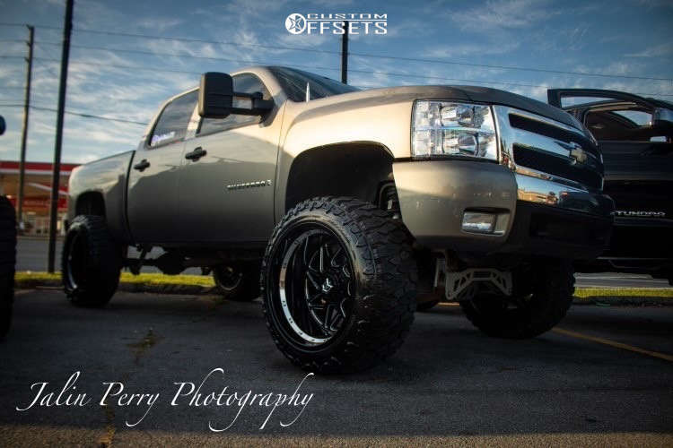 2008 Chevrolet Silverado 1500 with 24x14 -76 Dropstars 657bm and 38/13 ...