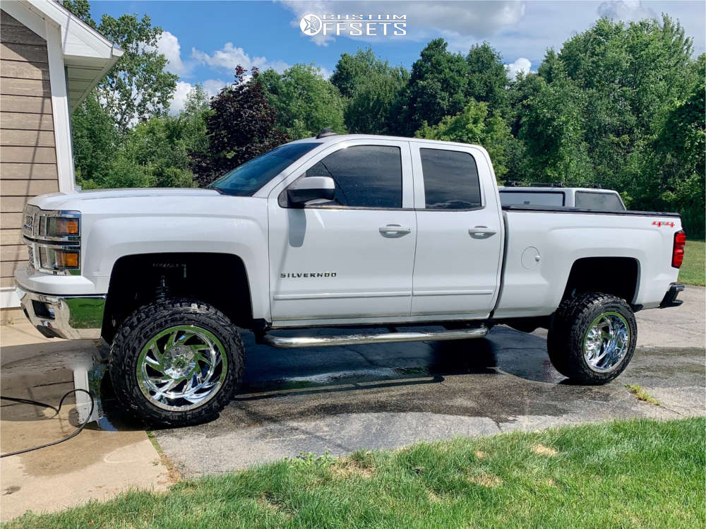2015 Chevrolet Silverado 1500 with 20x12 -44 RBP 66r and 33/12.5R20 ...