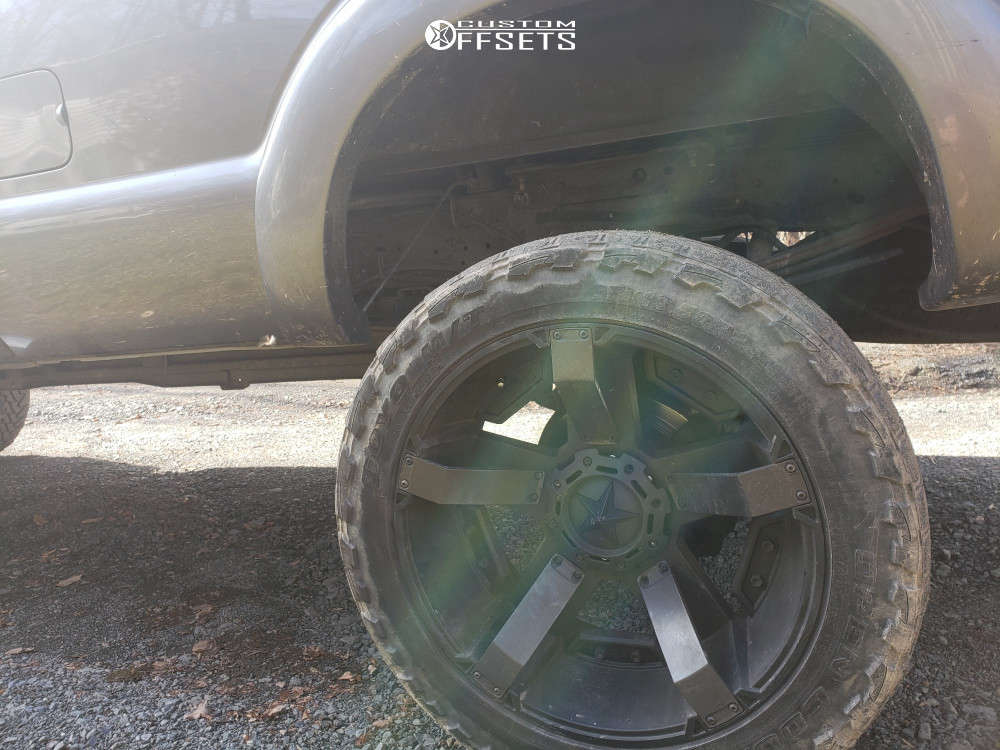 2013 Ford F-250 Super Duty with 24x14 -76 XD Rockstar Ii and 37/13.5R24 ...