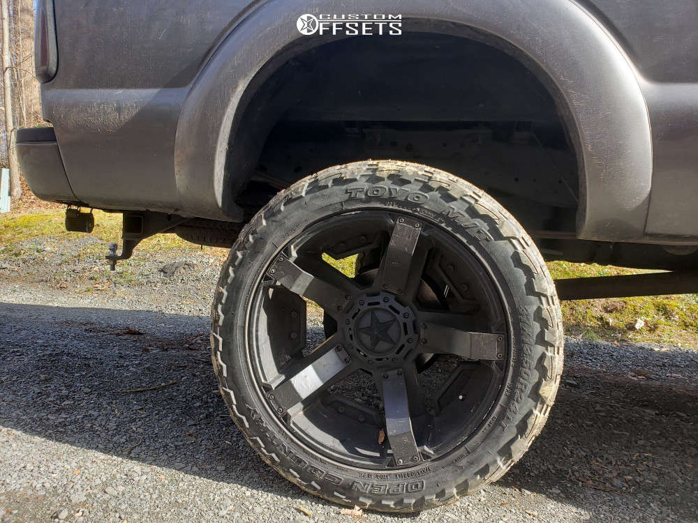 2013 Ford F-250 Super Duty with 24x14 -76 XD Rockstar Ii and 37/13.5R24 ...