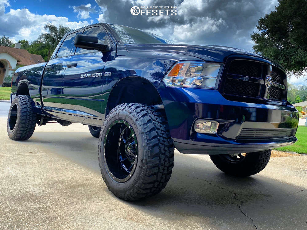 2012 Ram 1500 with 20x12 -44 RBP 66r and 35/12.5R20 Federal Couragia Mt ...