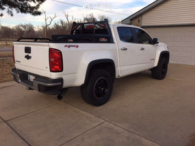 2016 Chevrolet Colorado with 18x9 20 Fuel Anza and 285/60R18 Cooper ...