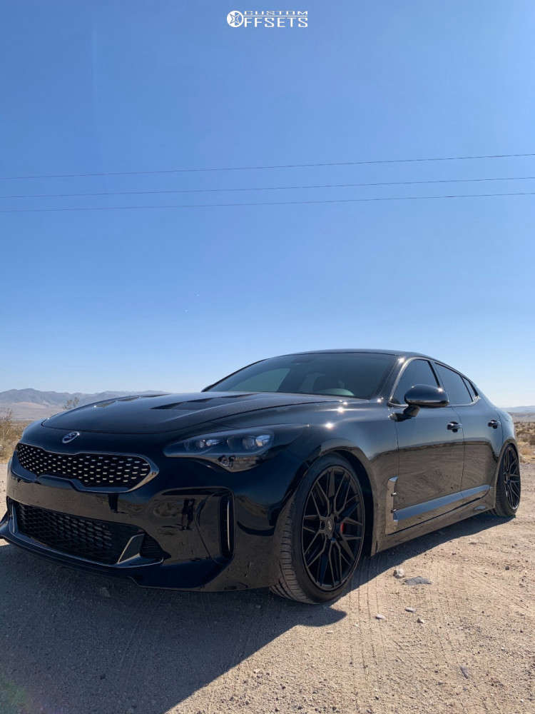 2019 Kia Stinger with 19x8.5 38 Niche Gamma and 225/40R19 Nexen Nfera ...