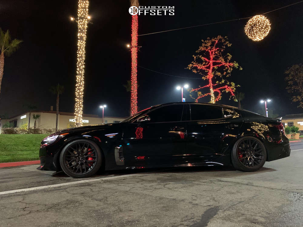 2019 Kia Stinger with 19x8.5 38 Niche Gamma and 225/40R19 Nexen Nfera ...