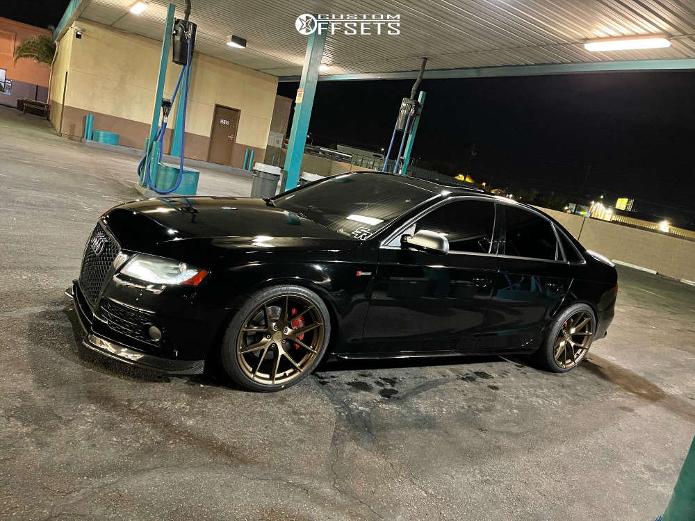 2012 Audi S4 with 19x9.5 35 Aodhan Aff7 and 255/35R19 Firestone ...