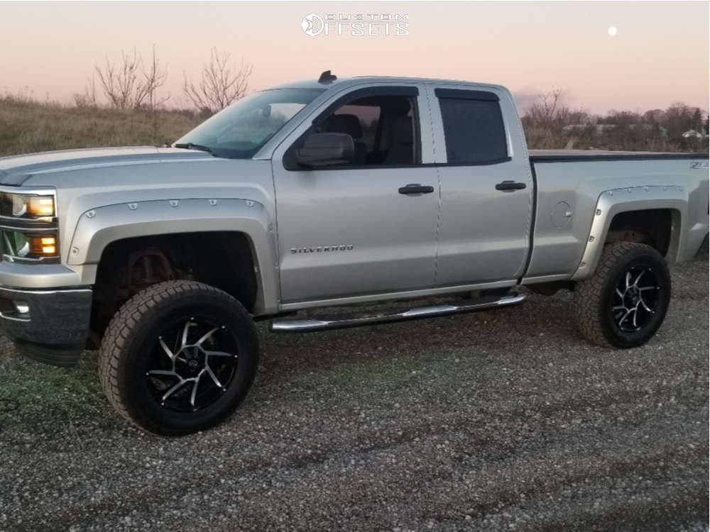 2014 Chevrolet Silverado 1500 with 20x9 -12 Vision Prowler and 35/12 ...