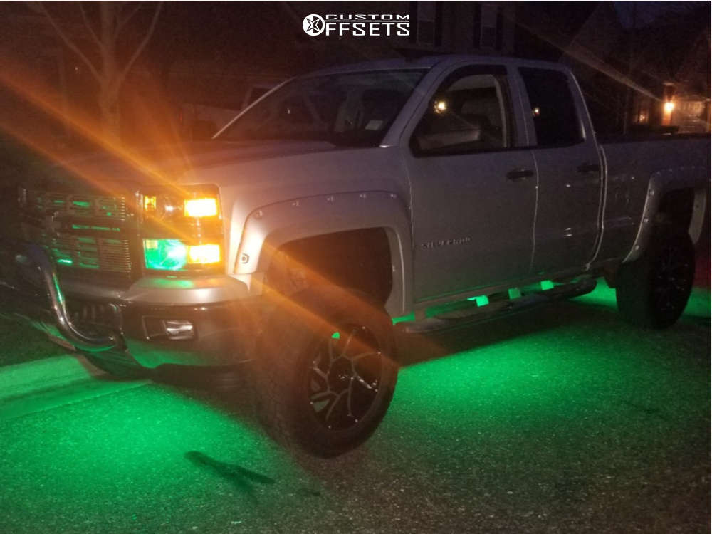 2014 Chevrolet Silverado 1500 with 20x9 -12 Vision Prowler and 35/12 ...