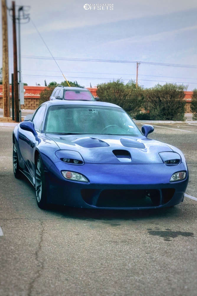 1993 Mazda RX-7 with 18x8.5 33 AVID1 AV20 and 255/35R18 Nitto Nt05 and ...