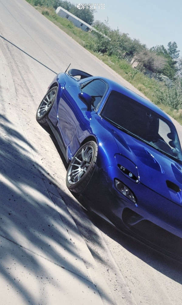 1993 Mazda RX-7 with 18x8.5 33 AVID1 AV20 and 255/35R18 Nitto Nt05 and ...