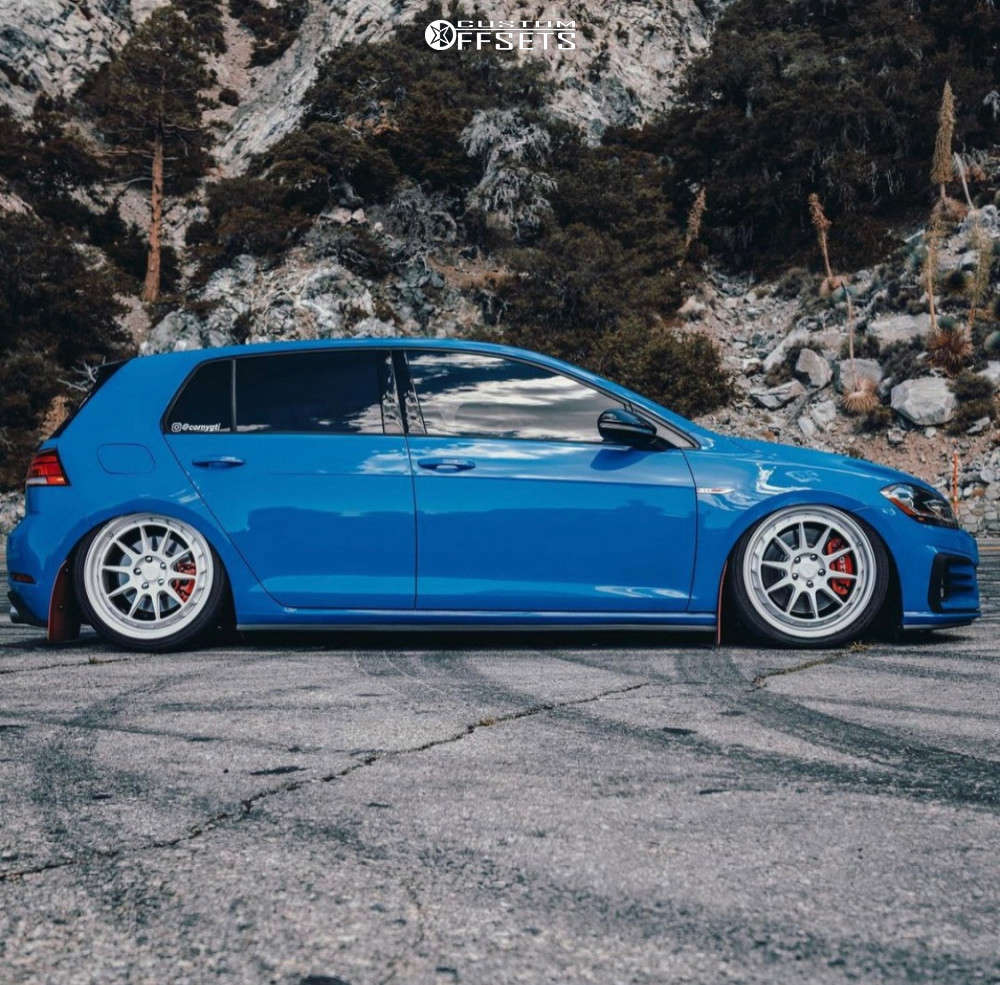 2019 Volkswagen GTI with 19x8.5 44 NXS NXS-10 and 235/35R19 Hankook ...