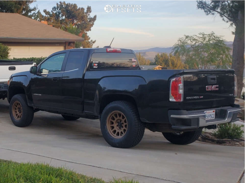 2016 GMC Canyon with 17x8.5 0 Method Mr703 and 285/70R17 Milestar ...
