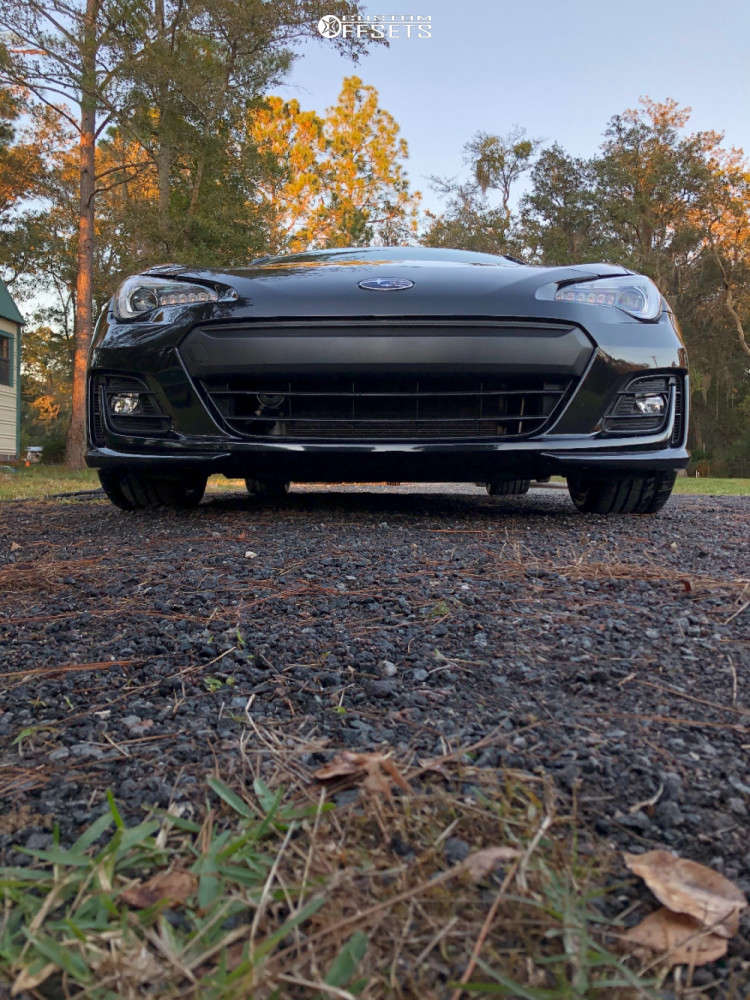 2018 Subaru BRZ with 18x8.5 38 F1R F103 and 245/35R18 Toyo Tires Proxes ...