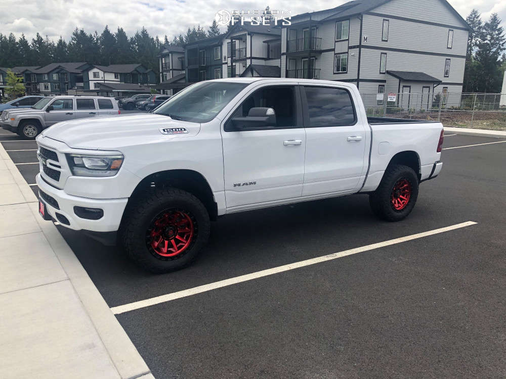 2020 Ram 1500 with 20x9 1 Fuel Covert and 295/60R20 Toyo Tires Open ...