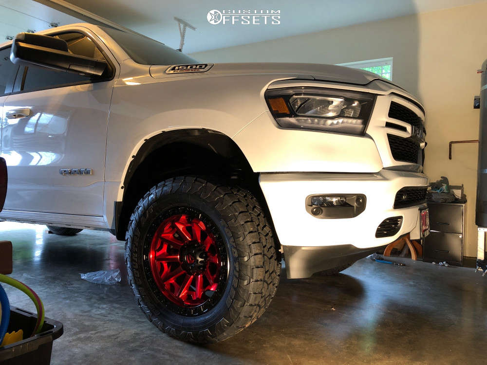 2020 Ram 1500 with 20x9 1 Fuel Covert and 295/60R20 Toyo Tires Open ...