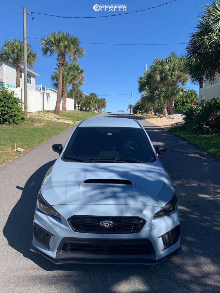 2019 Subaru WRX with 19x8.5 42 Enkei Raijin and 245/35R19 Yokohama ...
