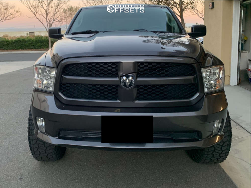 2016 Ram 1500 with 20x12 -51 Vision Prowler and 35/12.5R20 Renegade RT ...