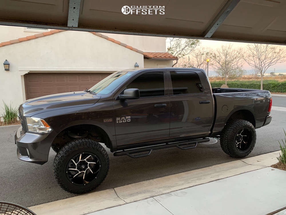 2016 Ram 1500 with 20x12 -51 Vision Prowler and 35/12.5R20 Renegade RT ...