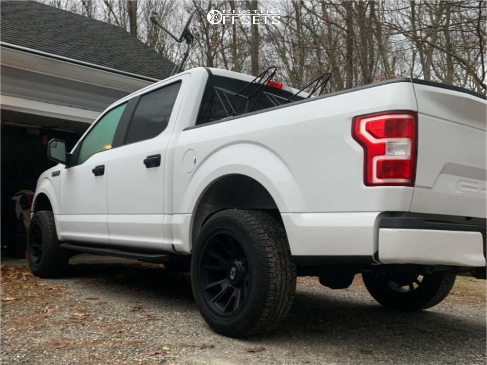 2019 Ford F-150 with 20x10 -25 Vision Rebel and 275/55R20 Hankook ...