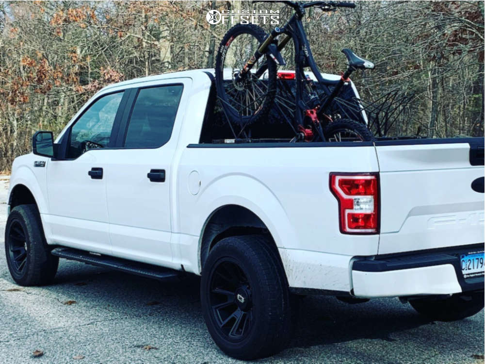 2019 Ford F-150 with 20x10 -25 Vision Rebel and 275/55R20 Hankook ...