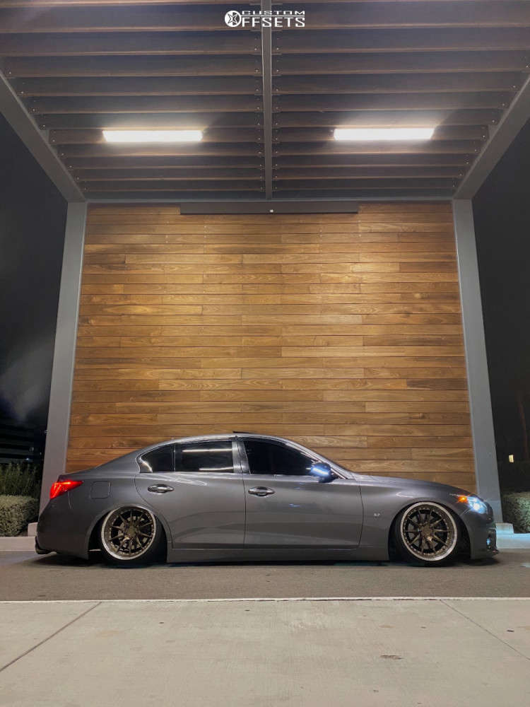 2015 INFINITI Q50 with 19x11 22 Aodhan Ds07 and 235/35R19 Accelera Phi ...