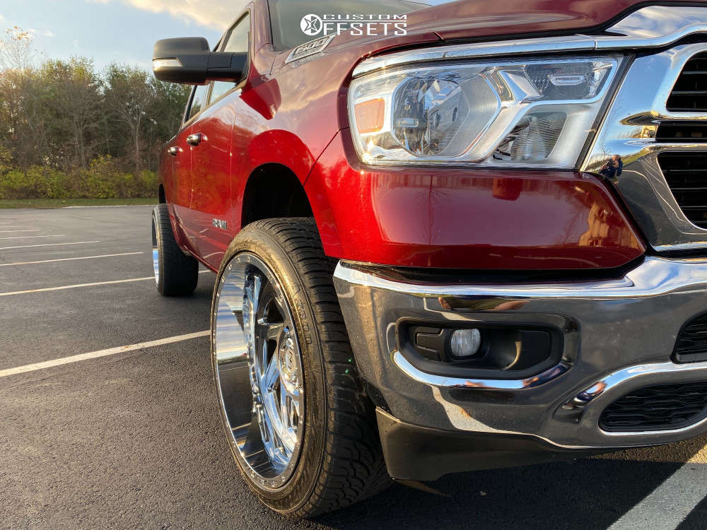 2020 Ram 1500 with 24x12 -44 Motiv Offroad Morph and 305/50R24 Atturo ...