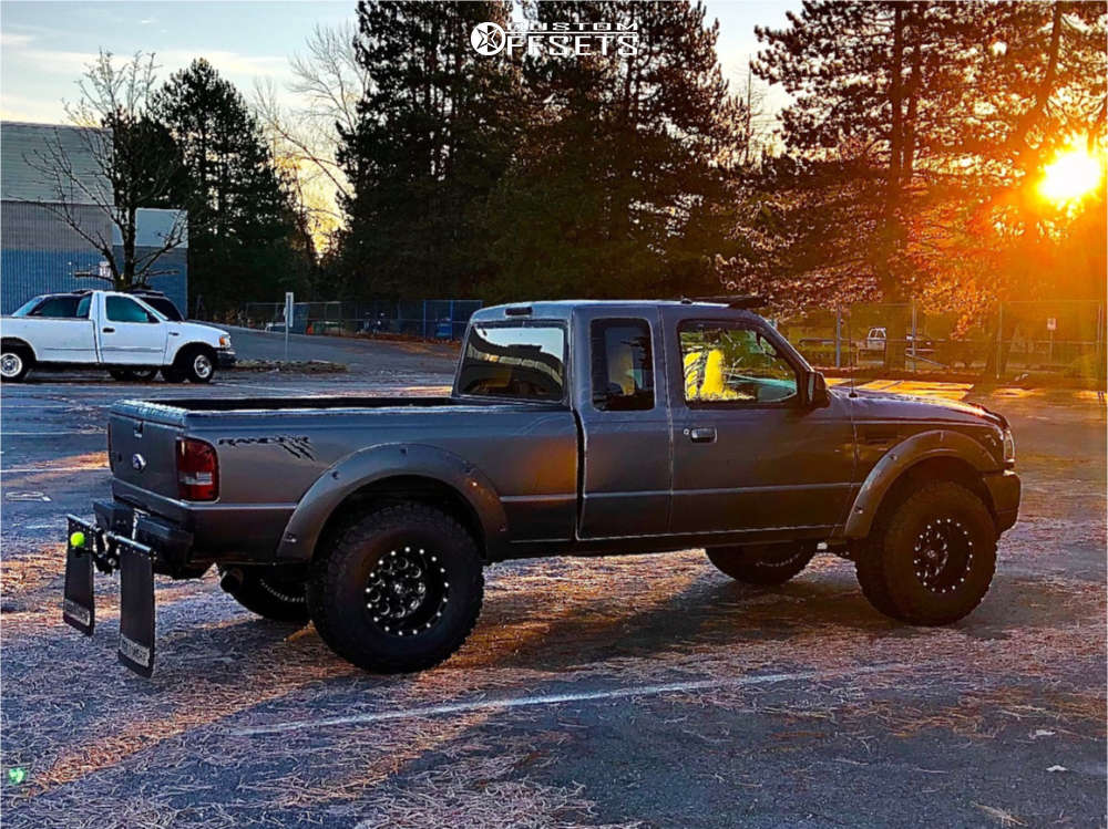 2008 Ford Ranger with 15x10 -43 Fuel Revolver and 33/12.5R15 BFGoodrich ...