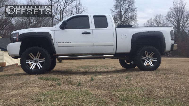 2007 Chevrolet Silverado 1500 with 20x9 10 MB Wheels Vortex and 35/12 ...