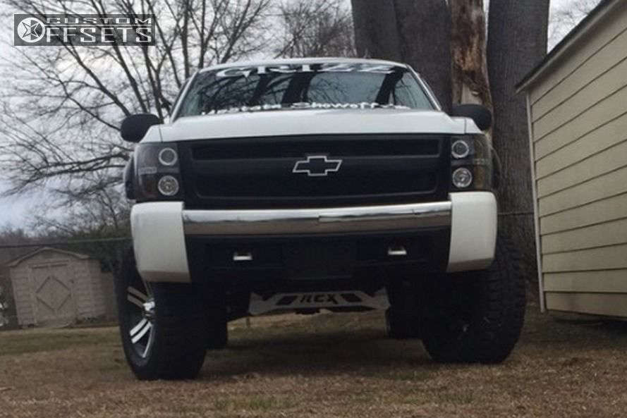 2007 Chevrolet Silverado 1500 with 20x9 10 MB Wheels Vortex and 35/12 ...