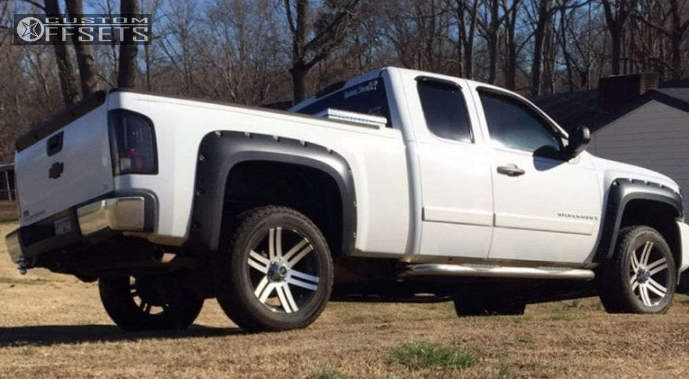 2007 Chevrolet Silverado 1500 with 20x9 10 MB Wheels Vortex and 35/12 ...