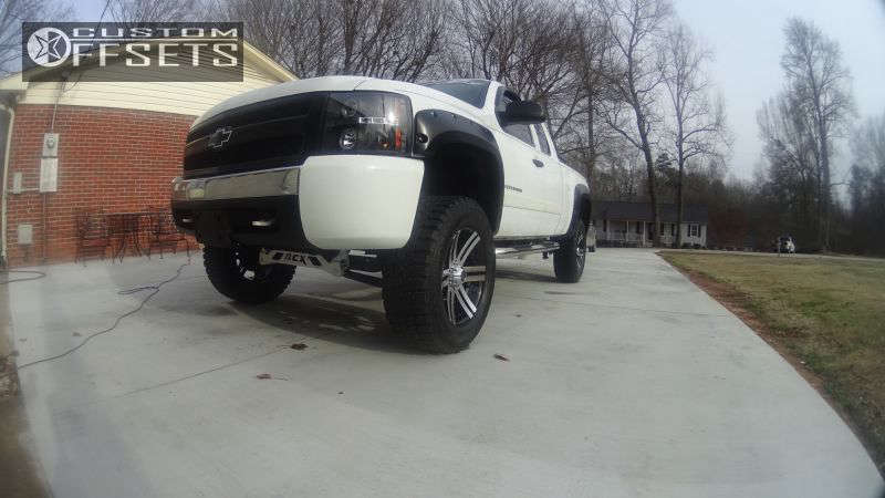 2007 Chevrolet Silverado 1500 with 20x9 10 MB Wheels Vortex and 35/12 ...