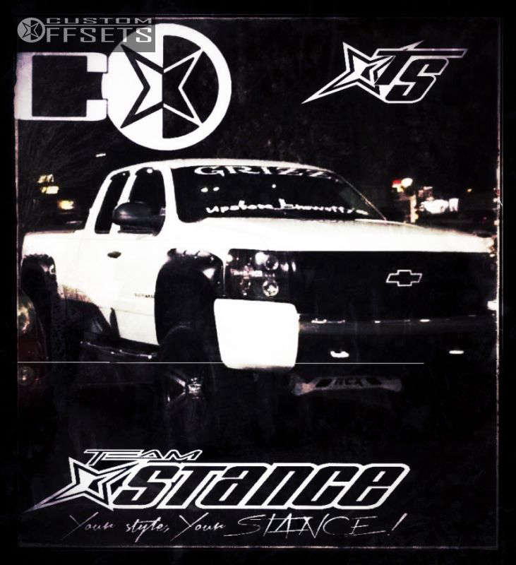 2007 Chevrolet Silverado 1500 with 20x9 10 MB Wheels Vortex and 35/12 ...