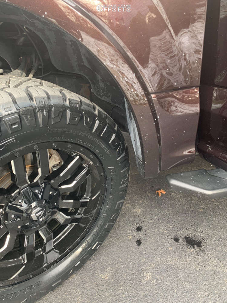2018 Ford F-150 with 20x9 1 Fuel Sledge and 33/12.5R20 Nitto Ridge ...