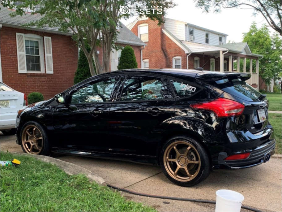 2017 Ford Focus Wheel Offset Nearly Flush Stock | 1397981 | Custom Offsets
