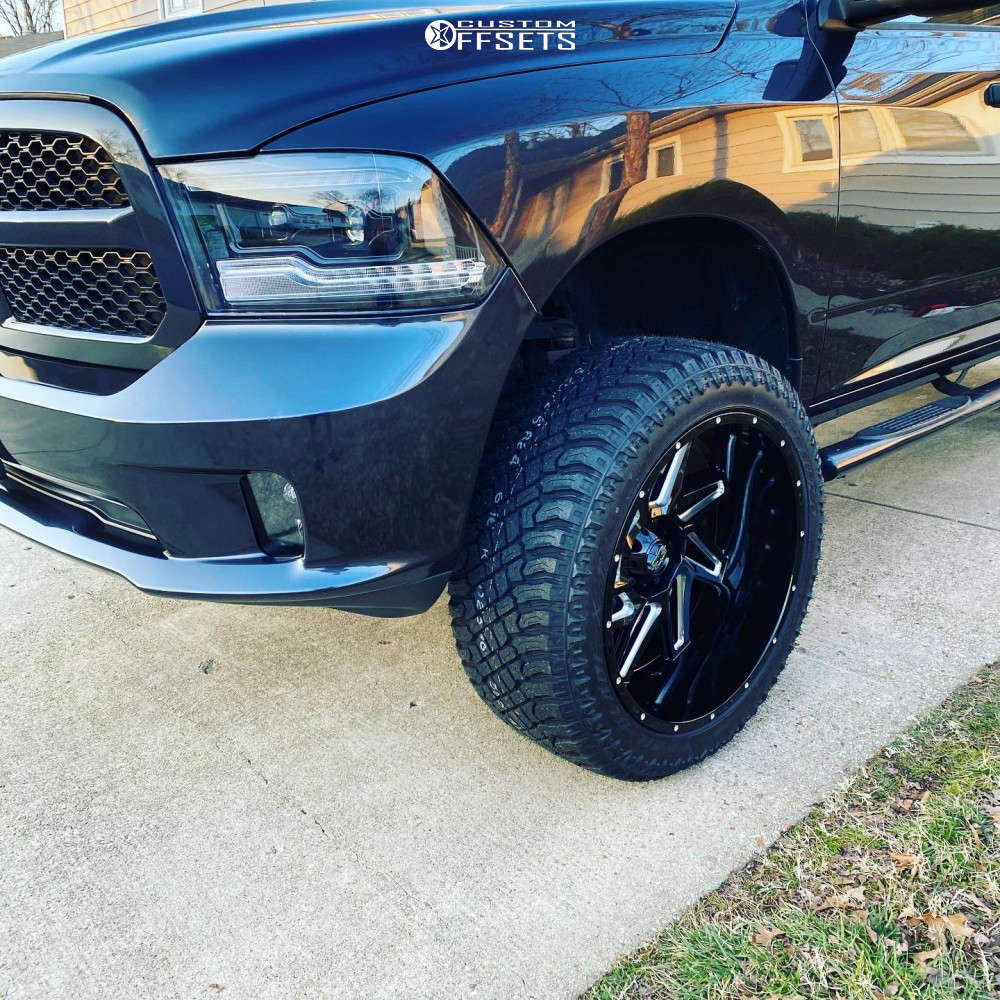 2014 Ram 1500 with 24x12 -51 Vision Spyder and 325/45R24 Atturo Trail ...