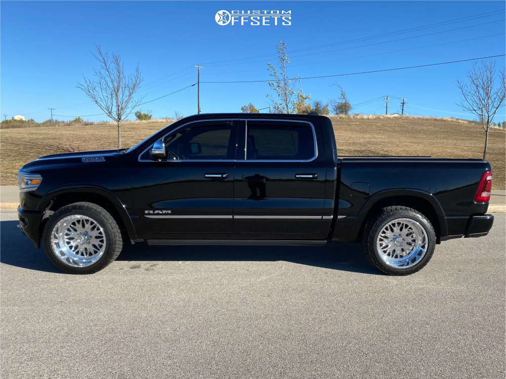 2019 Ram 1500 with 22x12 -40 American Force Locus Ss and 33/12.5R22 ...