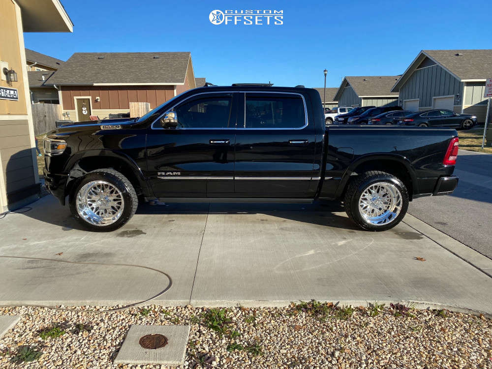 2019 Ram 1500 with 22x12 -40 American Force Locus Ss and 33/12.5R22 ...