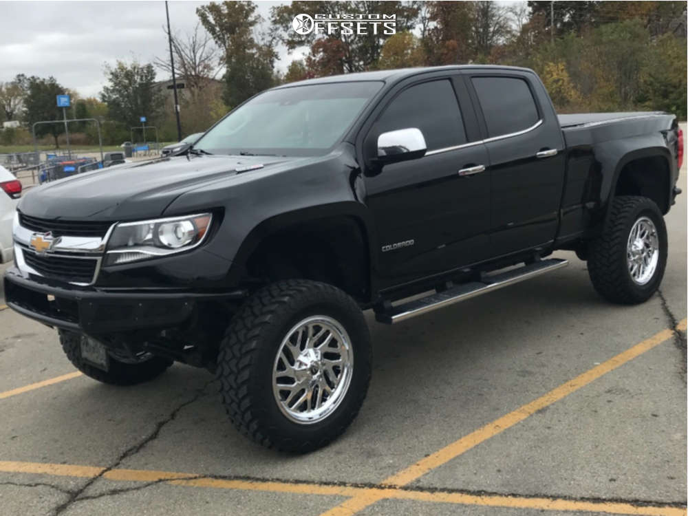 2017 Chevrolet Colorado with 20x9 0 Fuel Triton and 35/12.5R20 Arroyo ...