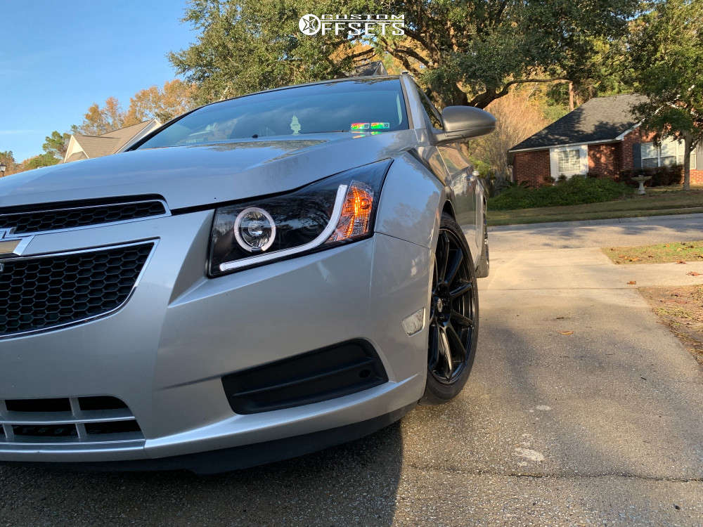 2014 Chevrolet Cruze with 18x8 40 Konig Control and 235/40R18 Toyo ...