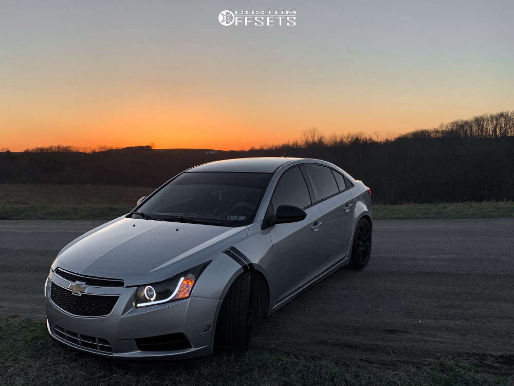 2014 Chevrolet Cruze with 18x8 40 Konig Control and 235/40R18 Toyo ...
